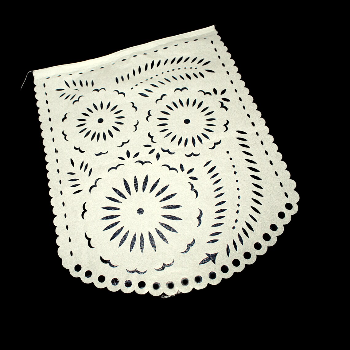 White Papel Picado Hanging Decorations Mexican Wedding Papel - Etsy