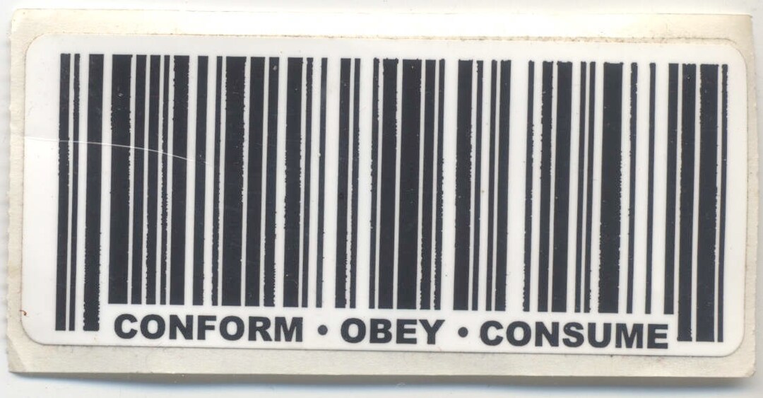 Conform Obey Consume Sticker - Etsy
