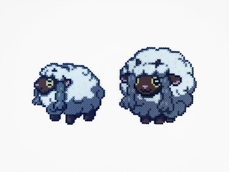 Pokemon Wooloo Pixels Sprites Perler Beads | Etsy