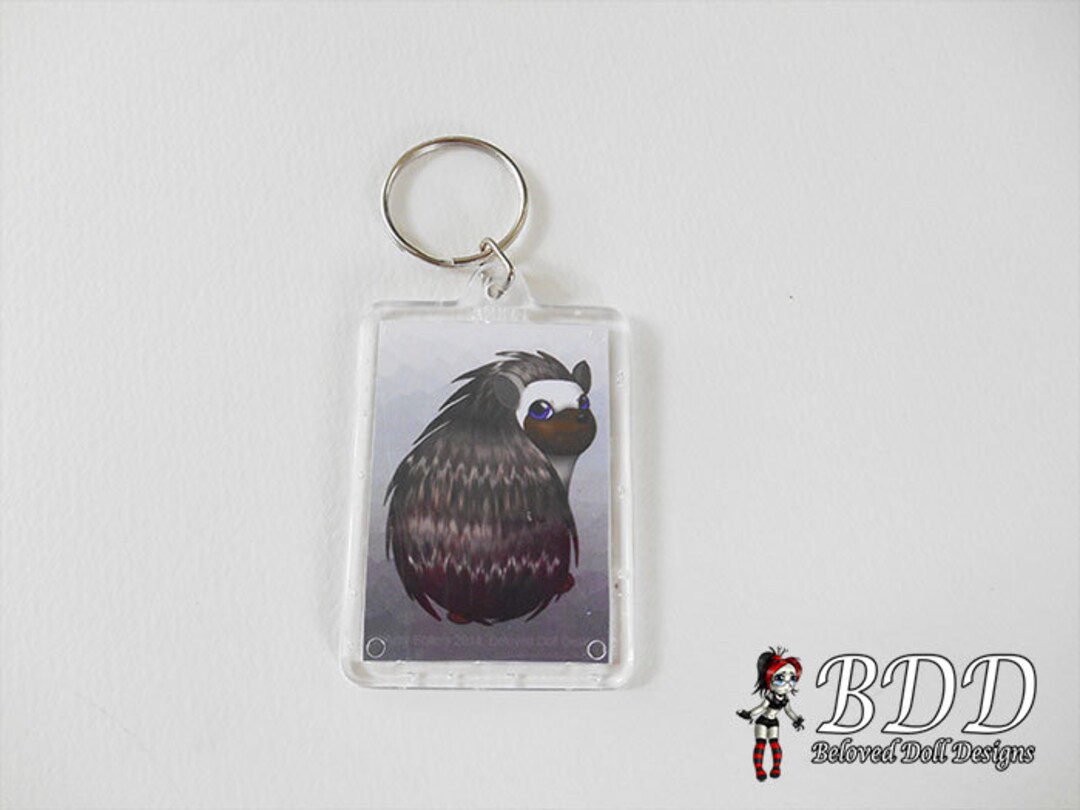 Hedgehog Drift Shadow Keychain Kawaii Anime - Etsy