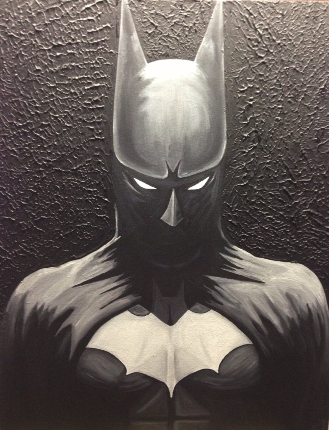 Batman Acrylic Painting 24 X 30 - Etsy