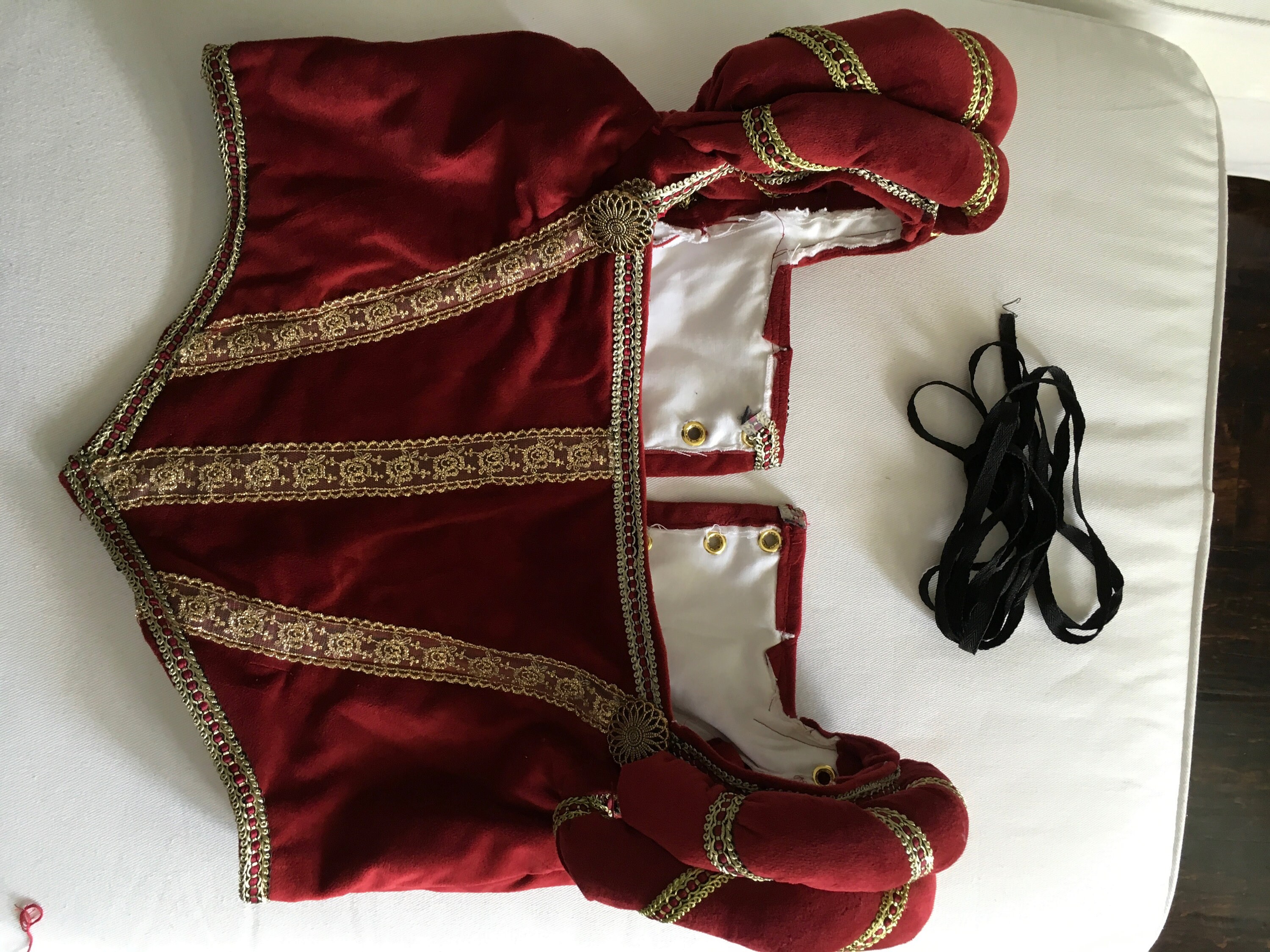 Luxurious Ruby Red Velvet 9 Piece Tudor Dress - Etsy