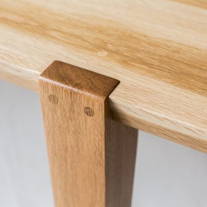 96" Oregon White Oak Oslo Dining Table - Etsy