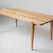 96" Oregon White Oak Oslo Dining Table - Etsy
