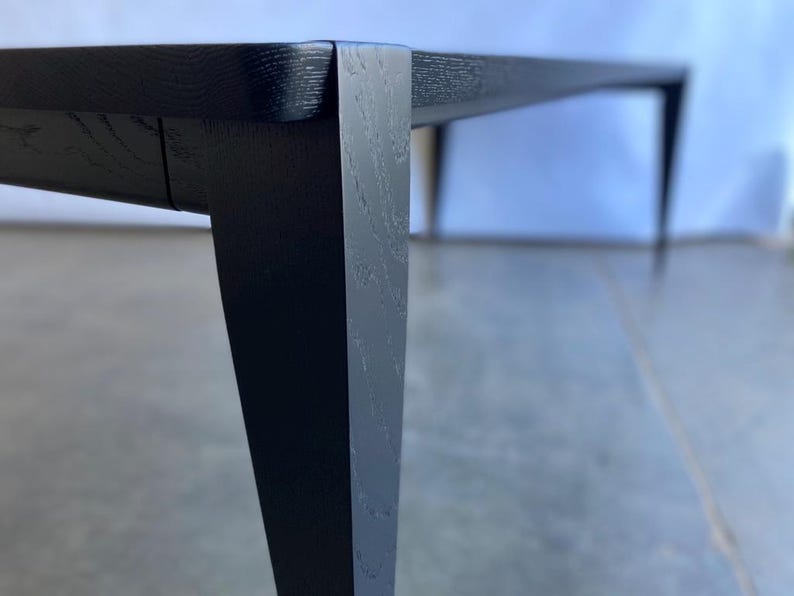 Oslo Dining Table in Ebonized Ash - Etsy