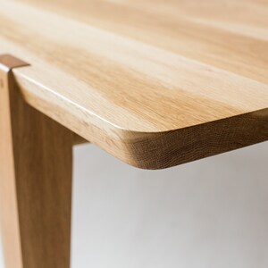 120 Oregon White Oak Oslo Dining Table - Etsy