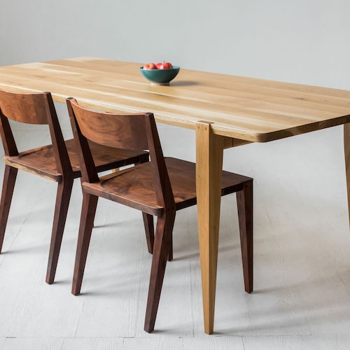 84 Oregon White Oak Oslo Dining Table - Etsy