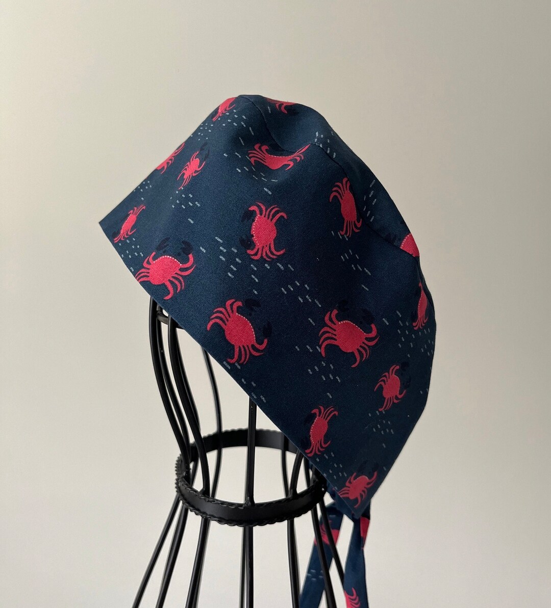 Crab Scrub Caps & Surgical Caps: Women and Men - Etsy