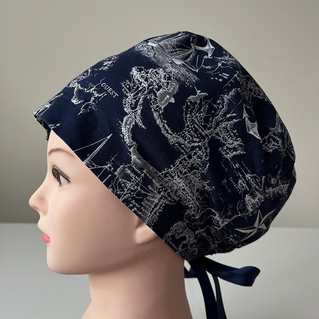 Nautical Euro Scrub Caps & Surgical Caps - Etsy