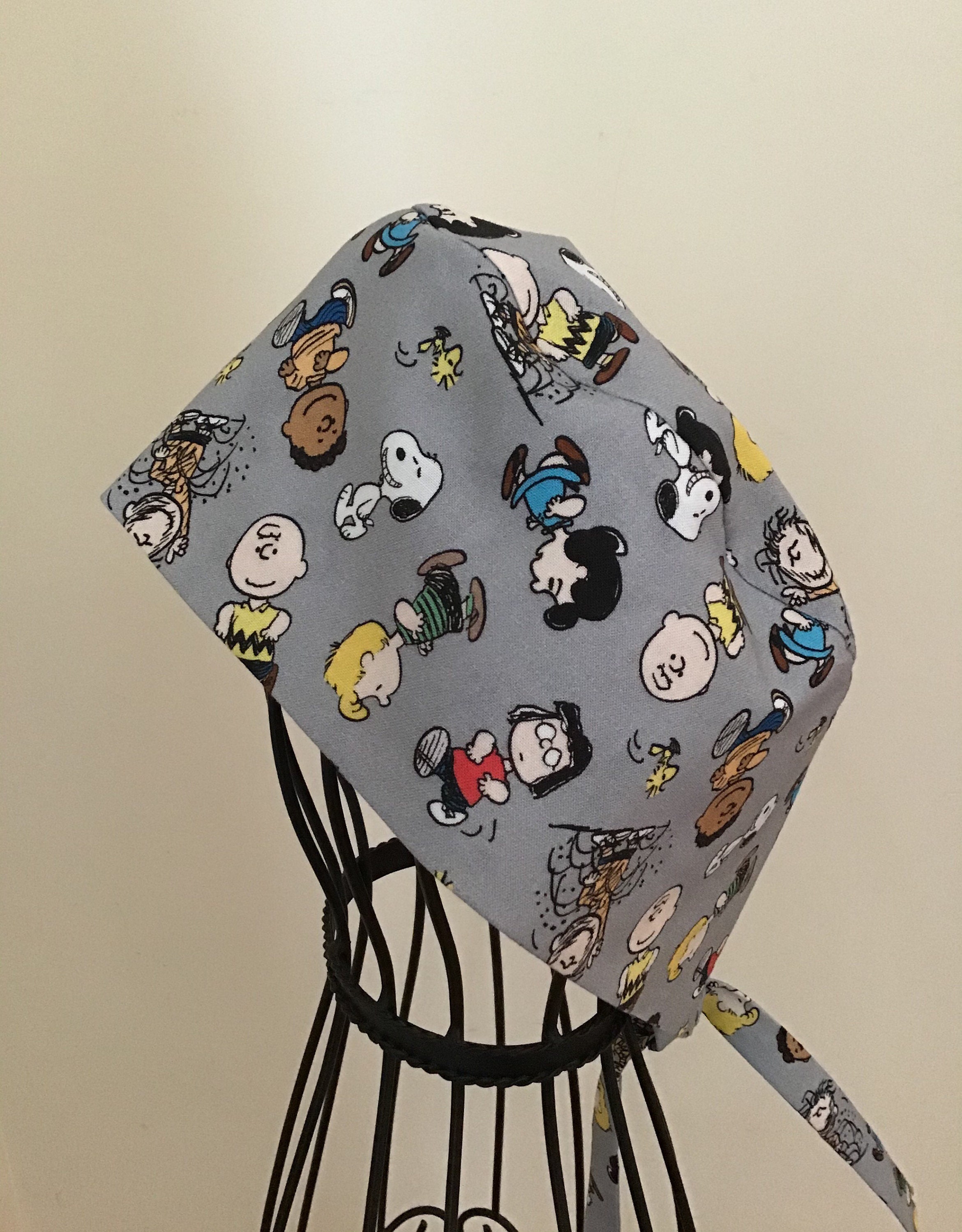 Snoopy,charlie Brown Scrub Caps & Surgical Caps: Women and Men - Etsy