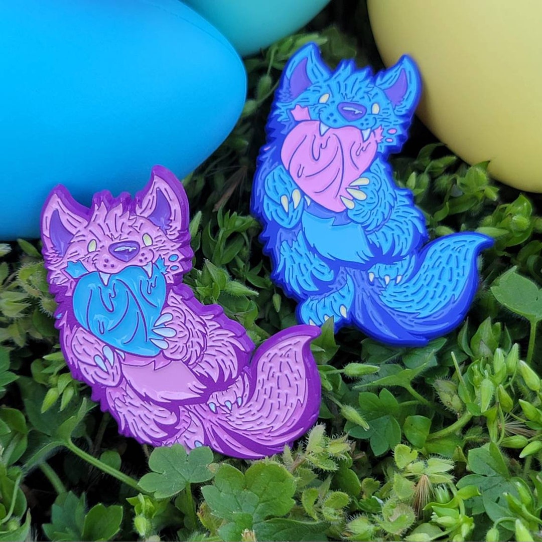 Hallowtines Werewolf With Heart Soft Pastel Easter Colors Creepy Cute ...
