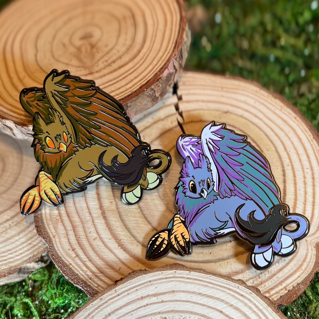 Creatuary Cute RPG Monster Hard Enamel Pin Griffin Griffon Gryphon - Etsy
