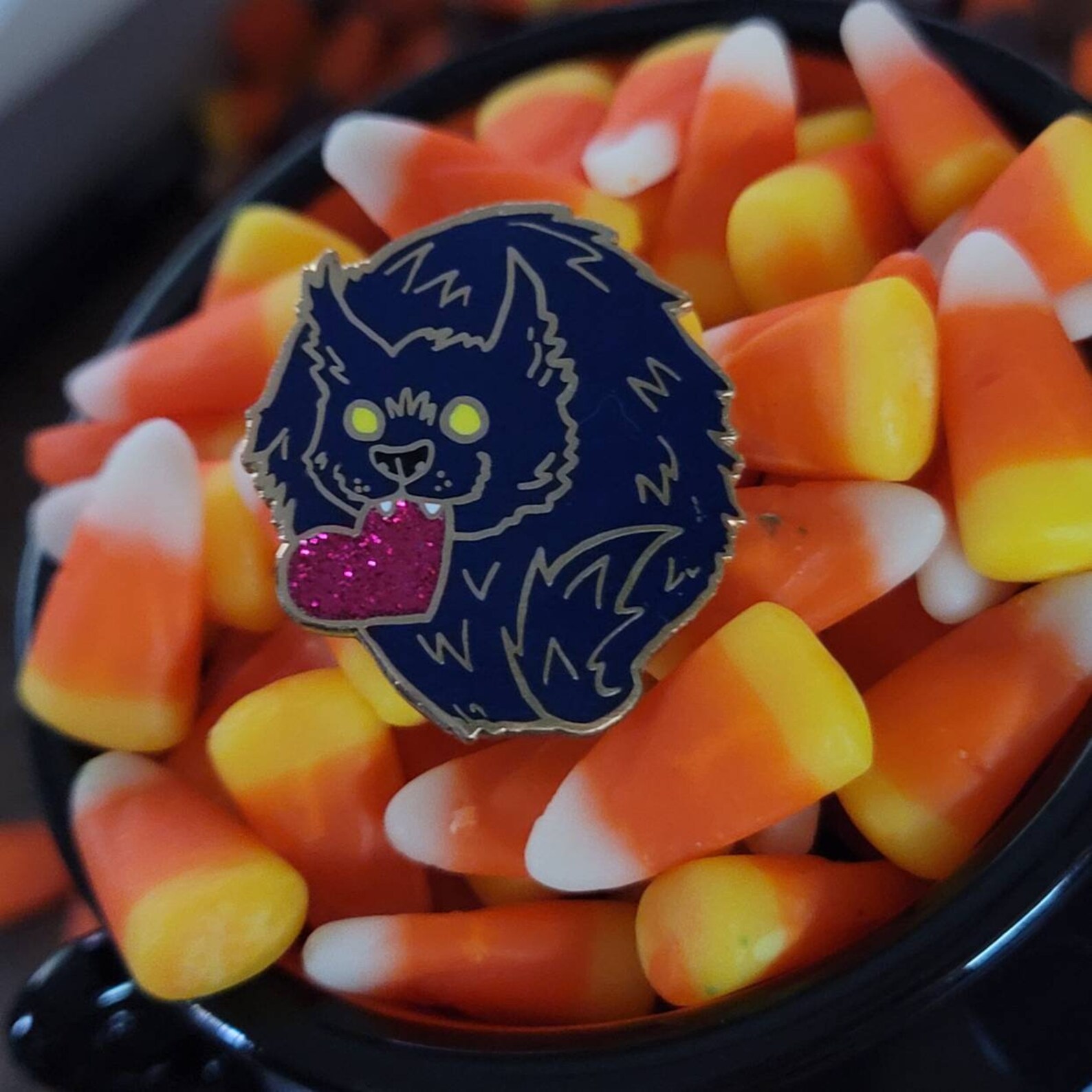 Werewolf Owl Hard Enamel Pin - Etsy