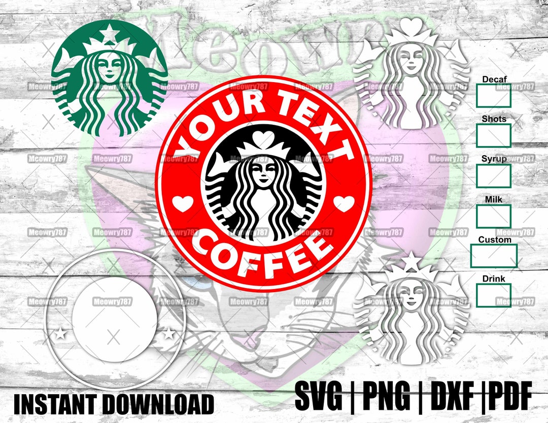Coffee Label SVG Alphabet Included Etiqueta Para Bebidas DXF - Etsy