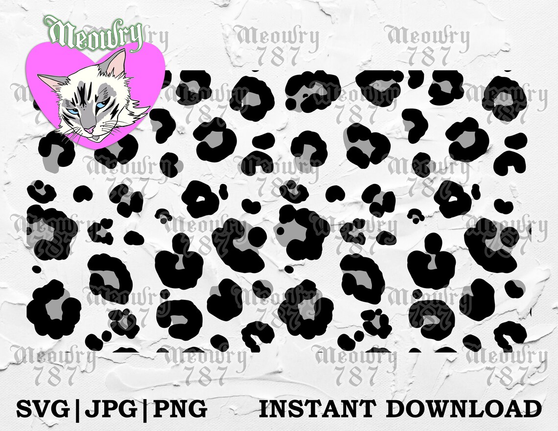 Cheetah Print SVG / 2 Layers - Etsy