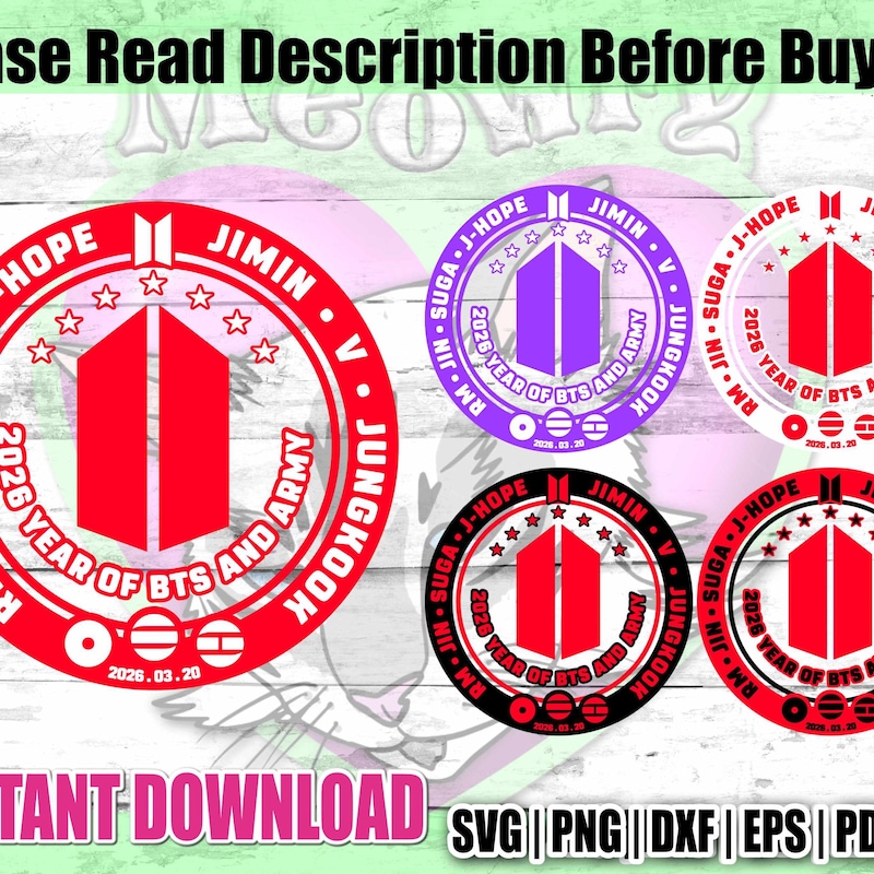Bts Arirang Logo Png - Etsy