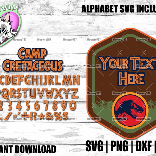 Camp Cretaceous Svg - Etsy