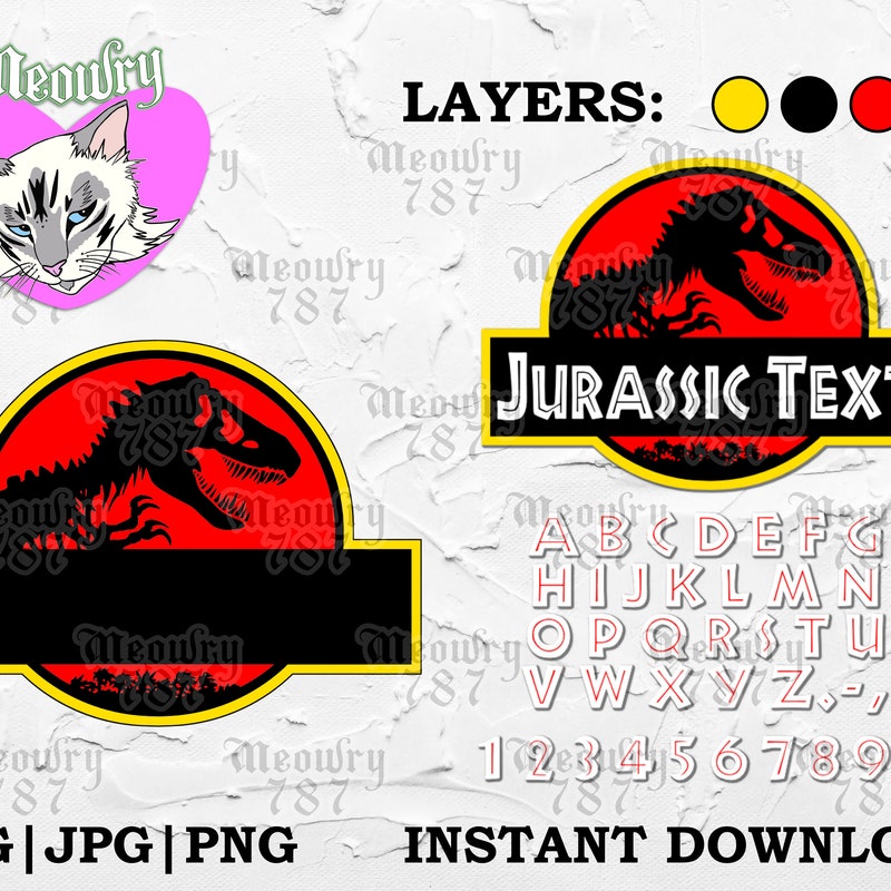 Jurassic Park Font - Etsy