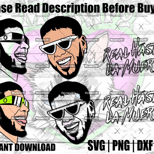 Anuel AA SVG - Etsy