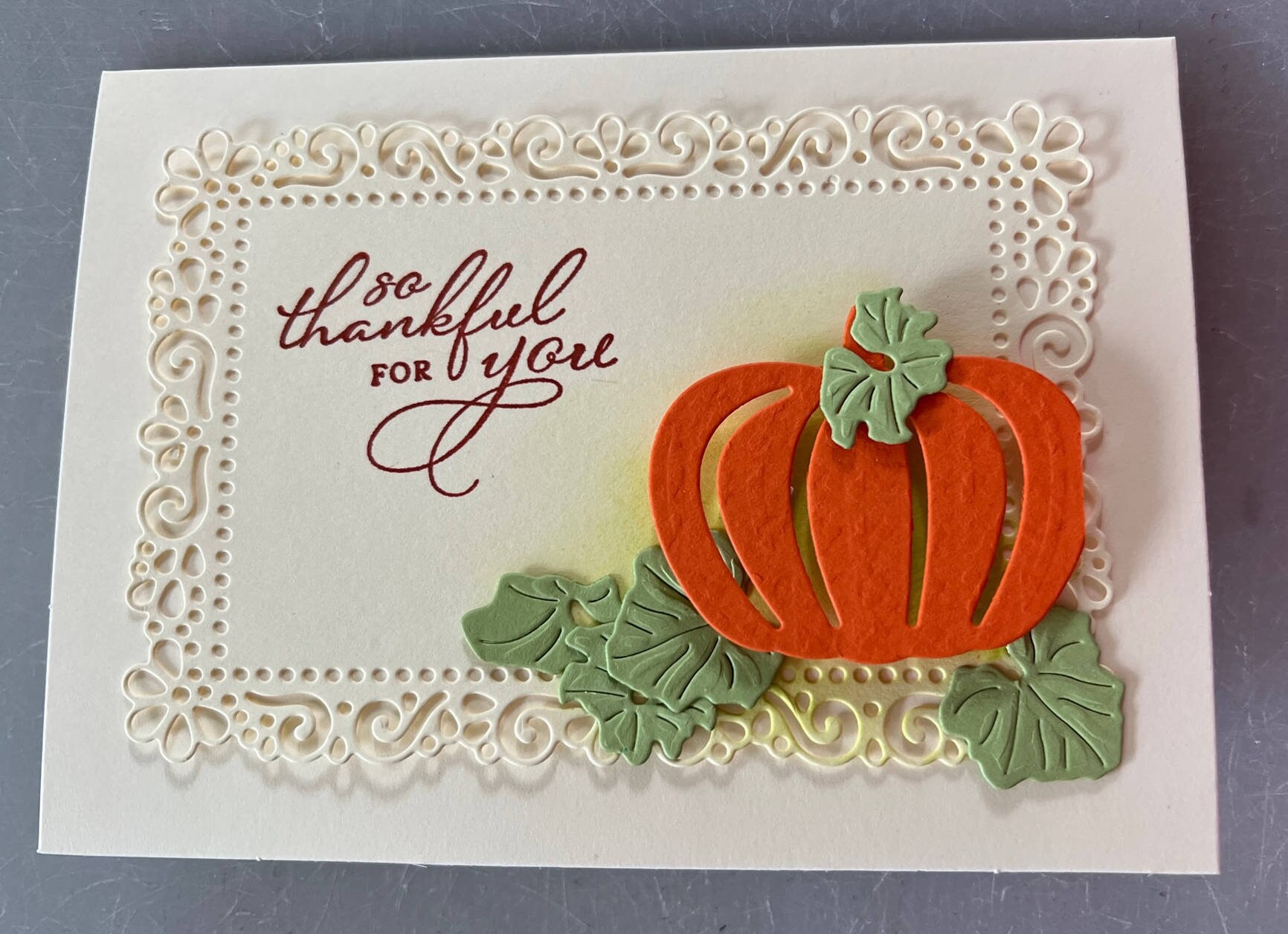 Cute Handmade Thanksgiving Cards