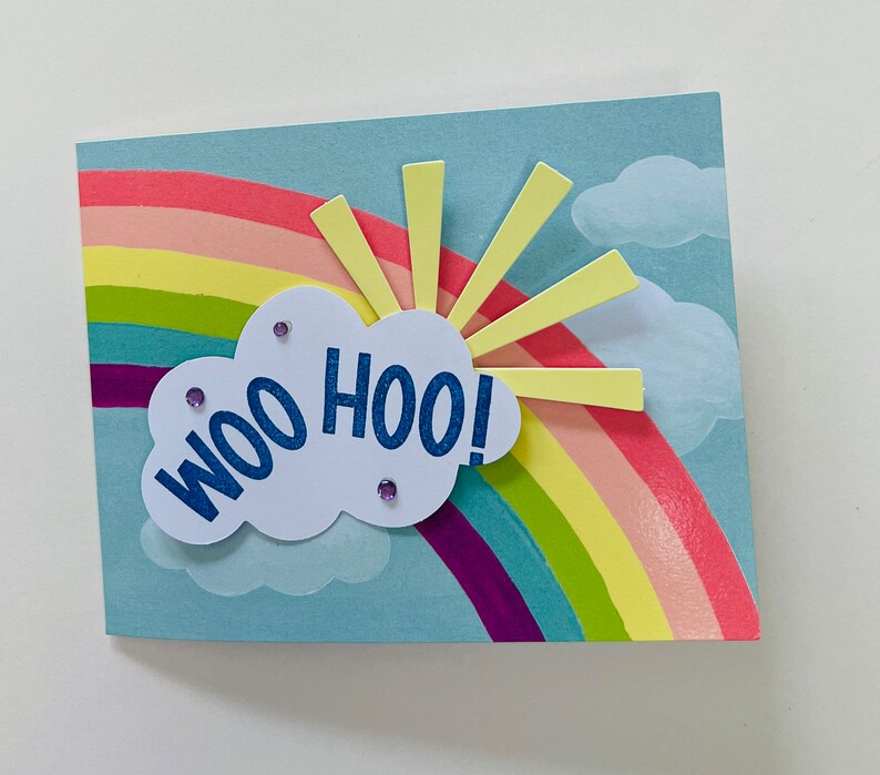 Woo Hoo, Congratulations, Stampin UP, Greeting Card, Note Card ...