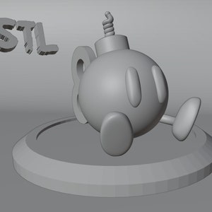 Bob-omb DIY 3d Print STL File - Etsy