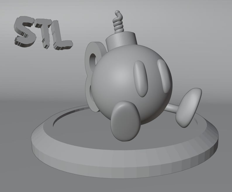 Bob-omb DIY 3d Print STL File - Etsy
