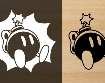 Mario Mini Pin Bob-omb Bomb Enamel Pin - Etsy