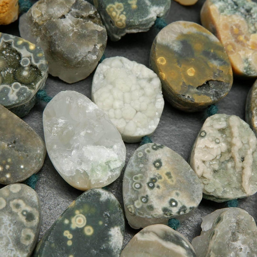 Kambaby Ocean Jasper · Rough Raw · Freeform - Etsy