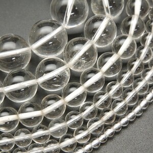 Clear Quartz A · Smooth · Round · 6mm, 8mm, 10mm - Etsy