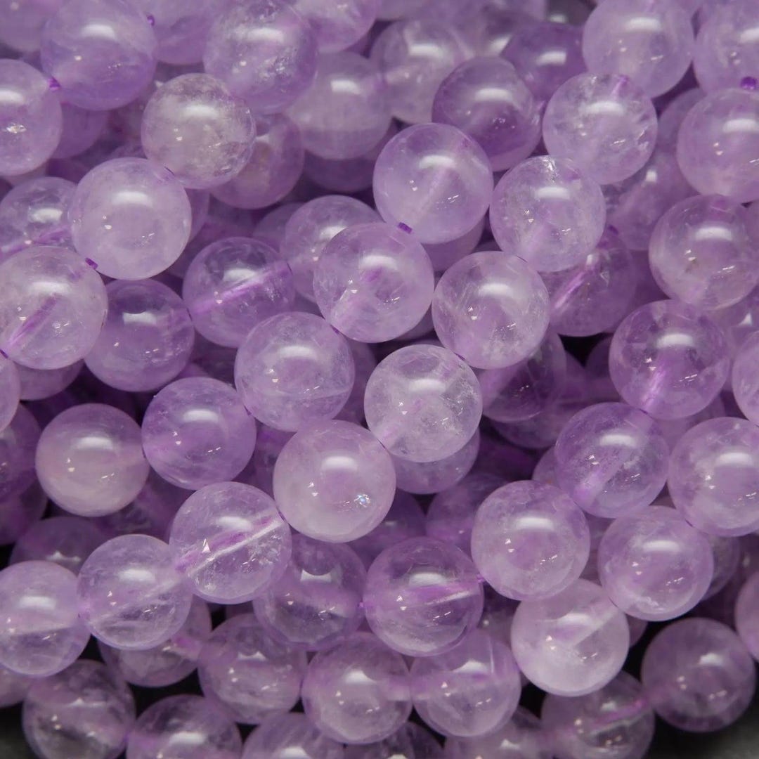 Lavender Cape Amethyst · Smooth · Round · 8mm, 10mm, 12mm **CLEARANCE ...