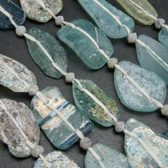 Gemstones Jewelry & Beauty Roman Glass · Matte · Nugget · Graduated 8mm ...