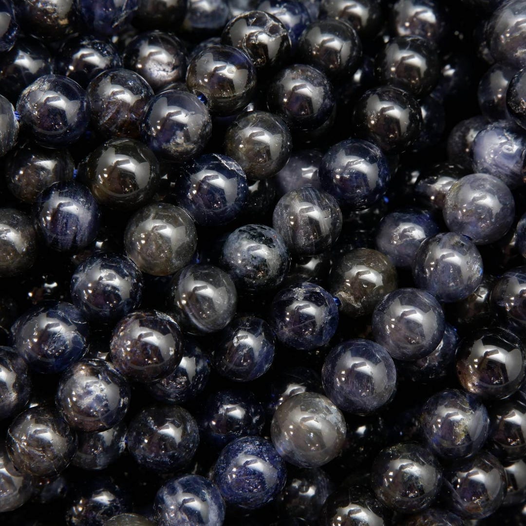 Iolite Smooth Round 4mm, 5mm, 6mm, 7mm, 8mm, 9mm, 10mm, 12mm - Etsy