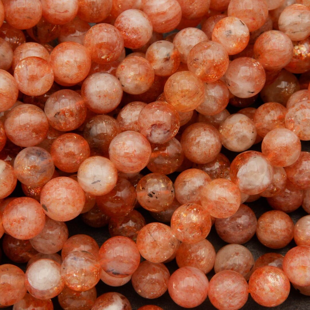 Sunstone Mix Smooth Round 6mm, 7mm, 8mm, 9mm CLEARANCE - Etsy