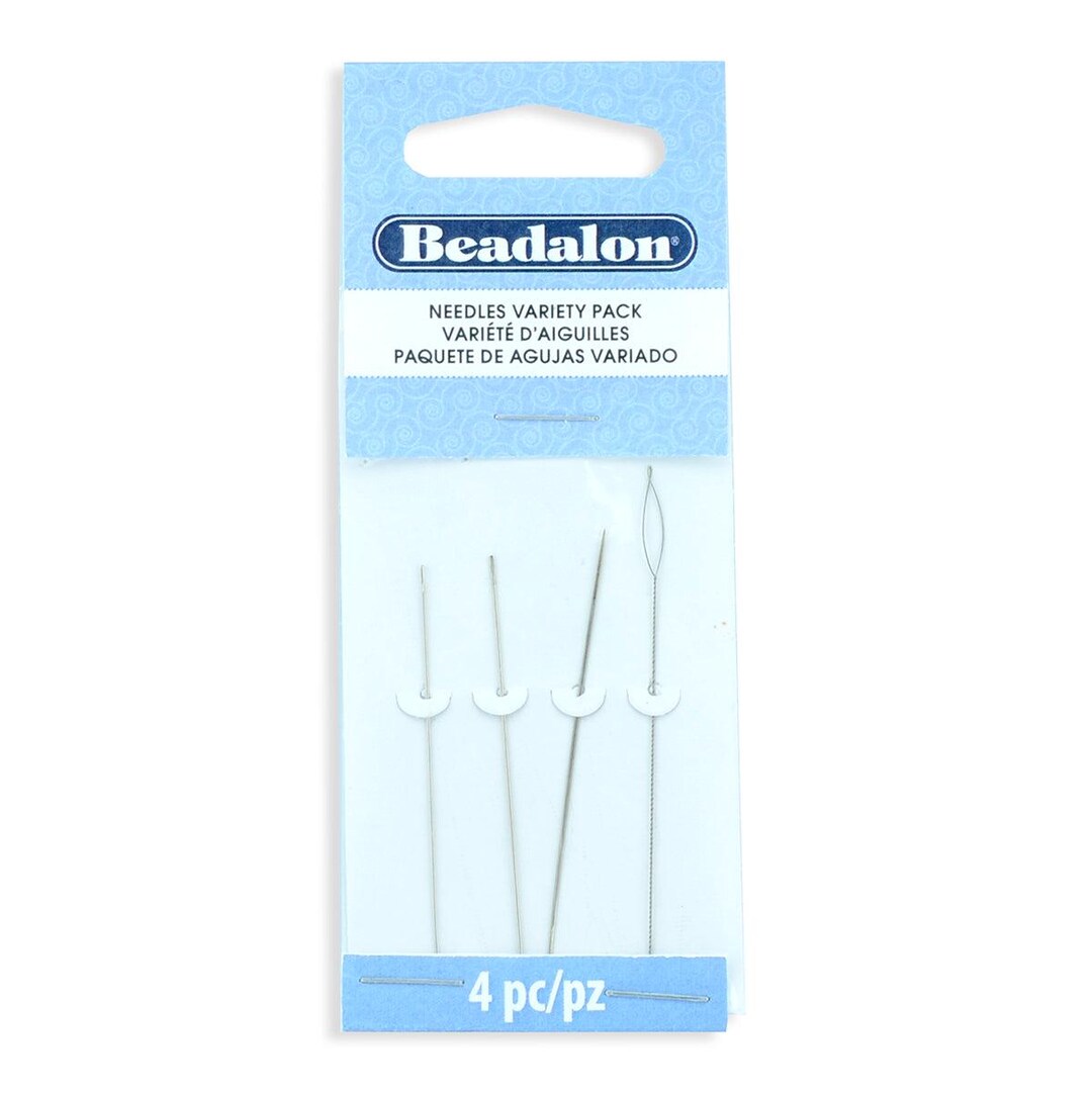 Beading Needle Variety Pack, Hard Needles, #10, #12, Big Eye ...