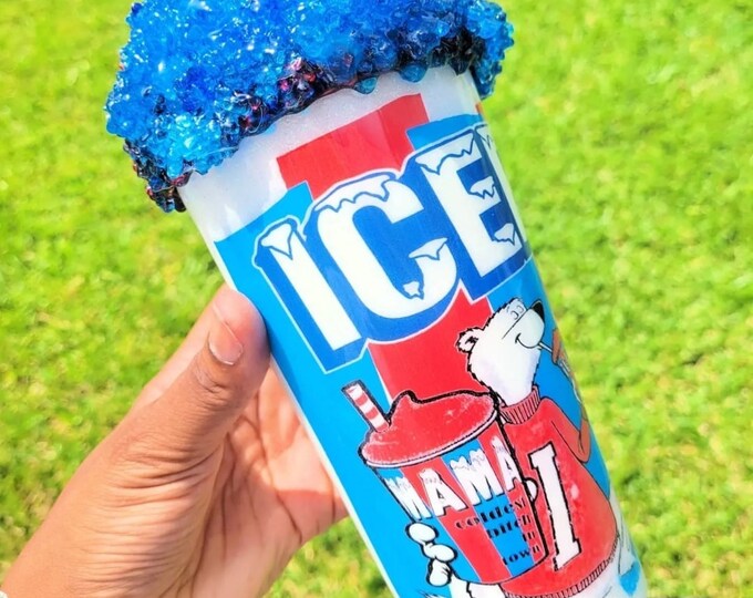 The Coldest B in Town Icee Dome 20oz/30oz Tumbler With Faux - Etsy