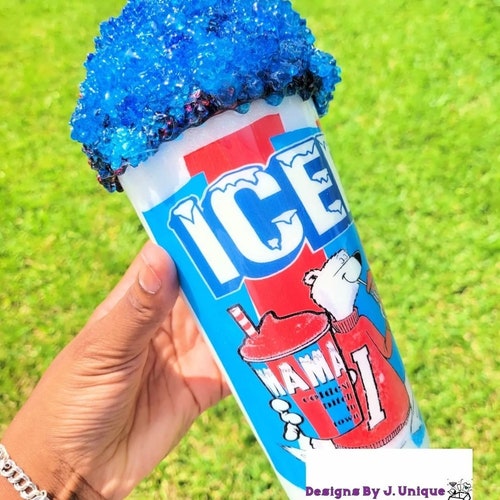 The Coldest B in Town Icee Dome 20oz/30oz Tumbler With Faux - Etsy