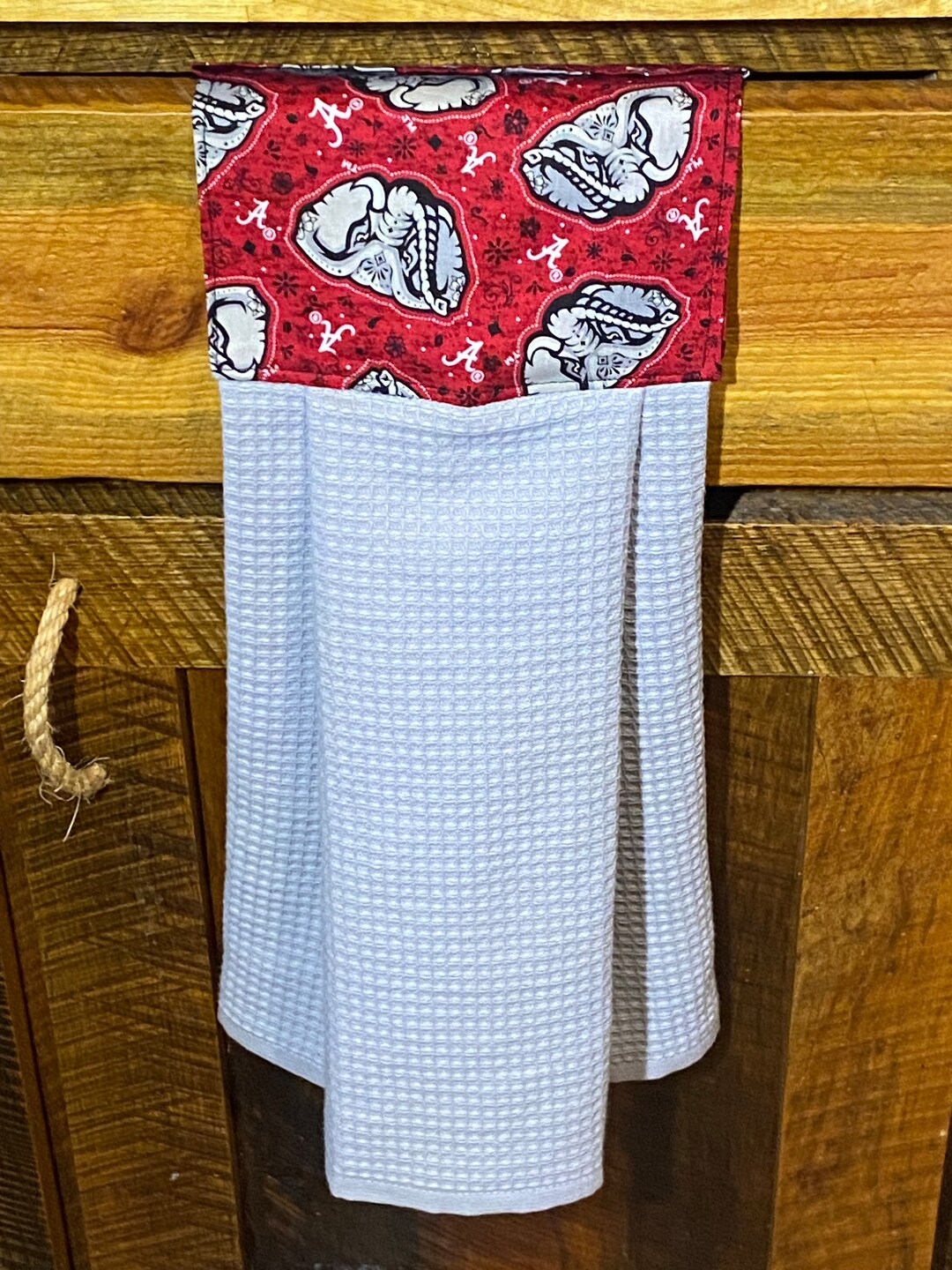 Alabama Crimson Tide Mock up Hanging Tea Towel/roll Tide-hanging ...