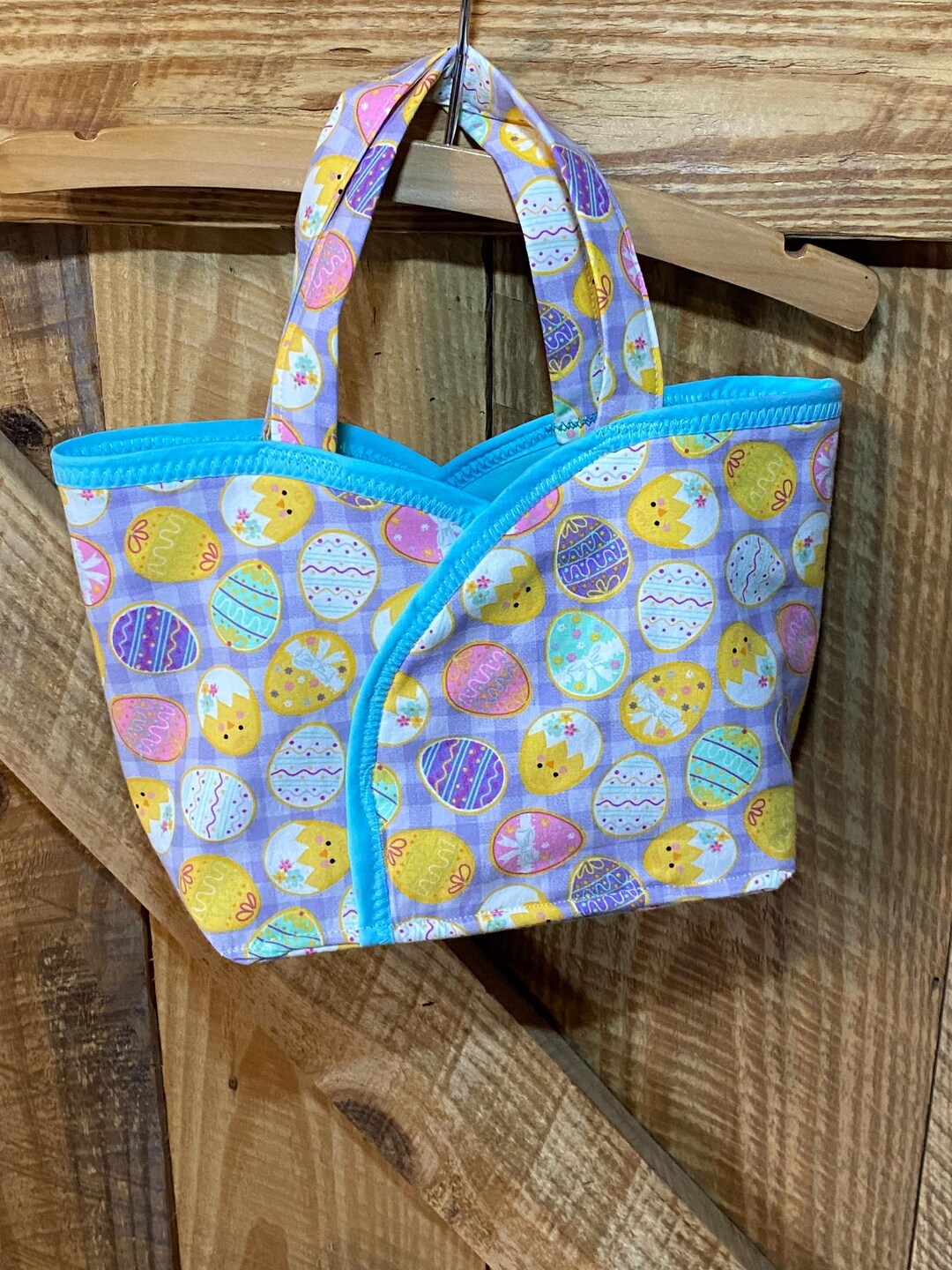Easter Bunny Basket Tote Handbag-easter Candy Treat Bag-easter Basket ...