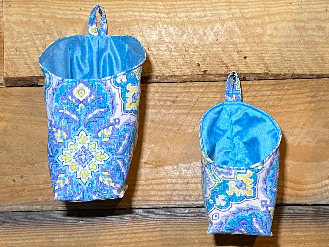Fabric Basket Storage Pod, Hanging Fabric Basket, Hanging Peg Pod, Pod ...