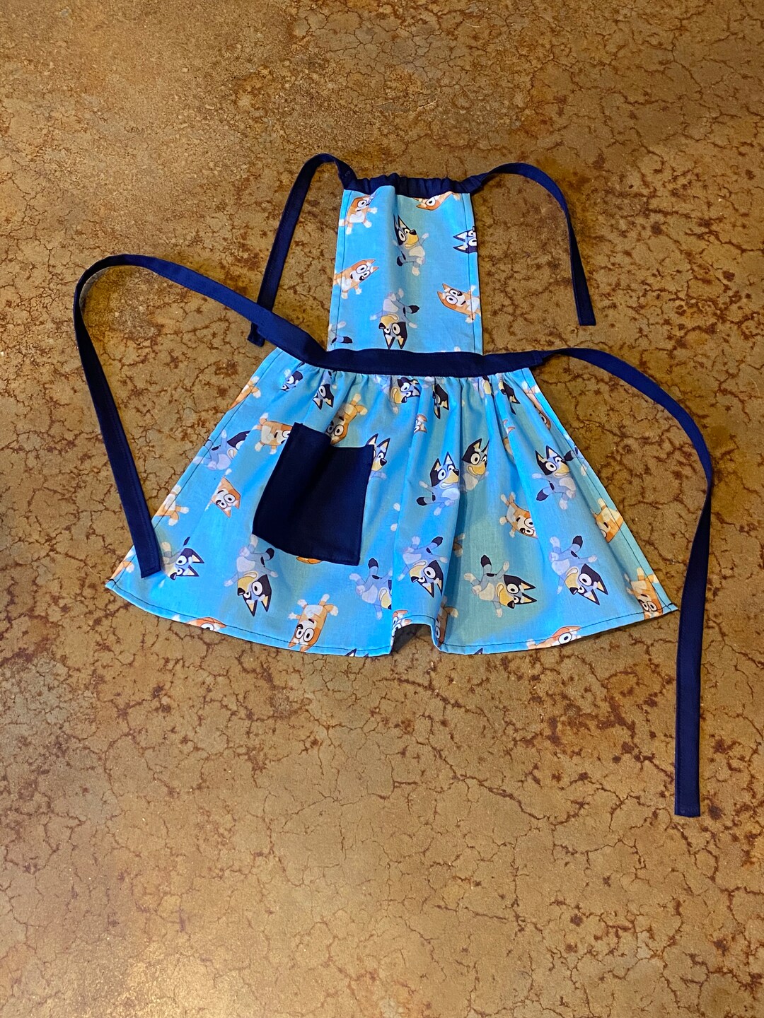 Bluey Toddler Apron/bluey/bingo Birthday Gift Dress/apron Birthday Gift ...