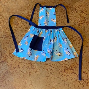 Bluey Toddler Apron/bluey/bingo Birthday Gift Dress/apron Birthday Gift ...