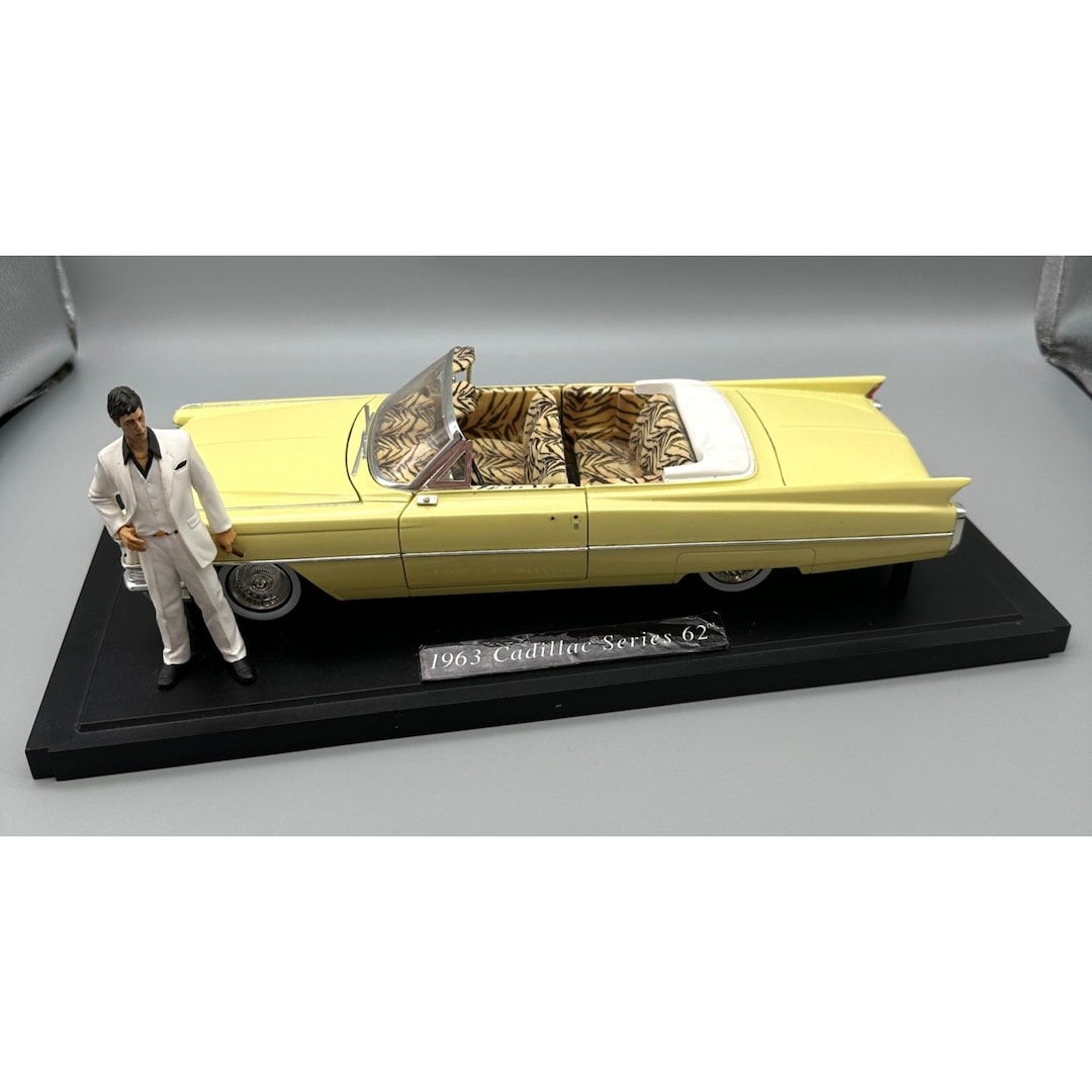 Scarface Jada Toys Tony Montana 1963 Cadillac Series 62 Diecast Model ...