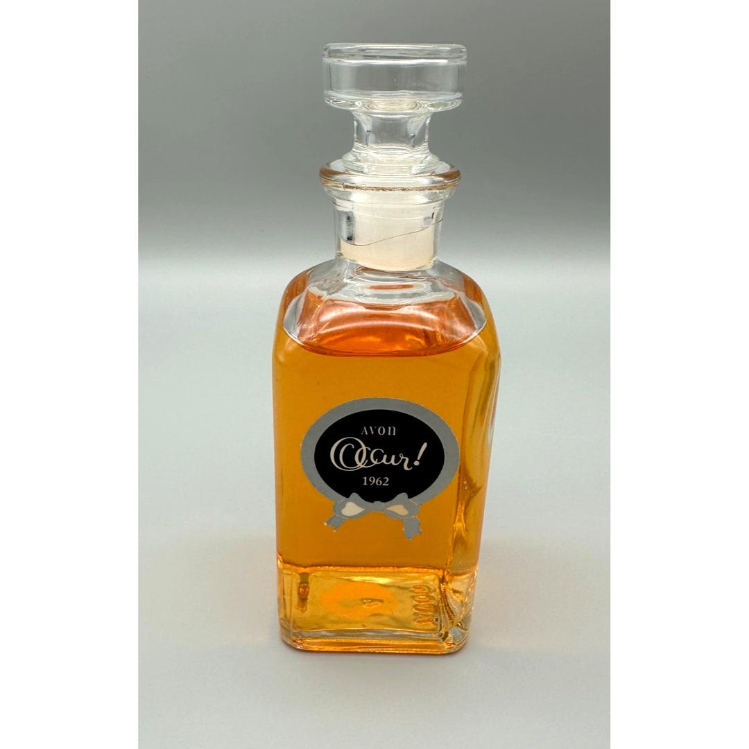 Vintage Avon Occur Cologne Glass Bottle 3.3 Oz Near Full No Box Has ...