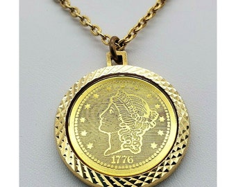 1776 Coin Necklace - Etsy