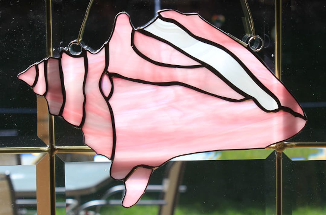 Stained Glass Sea Shell - Etsy