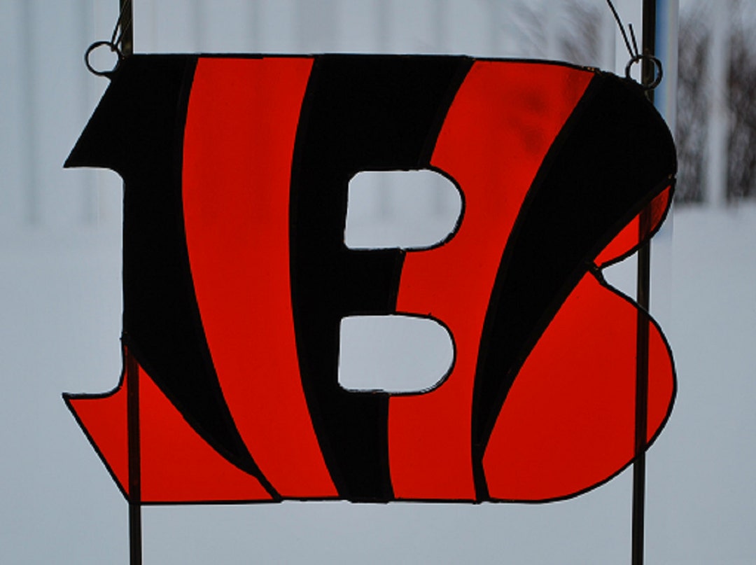Stained Glass Cincinnati Bengals Sun Catcher/ Wall Hanging - Etsy