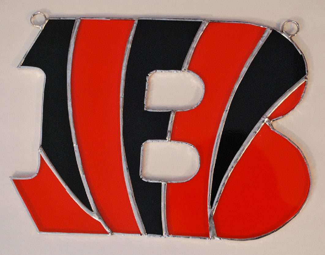 Stained Glass Cincinnati Bengals Sun Catcher/ Wall Hanging - Etsy