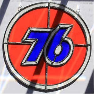 Stained Glass Old Phillips 76 Sign - Etsy