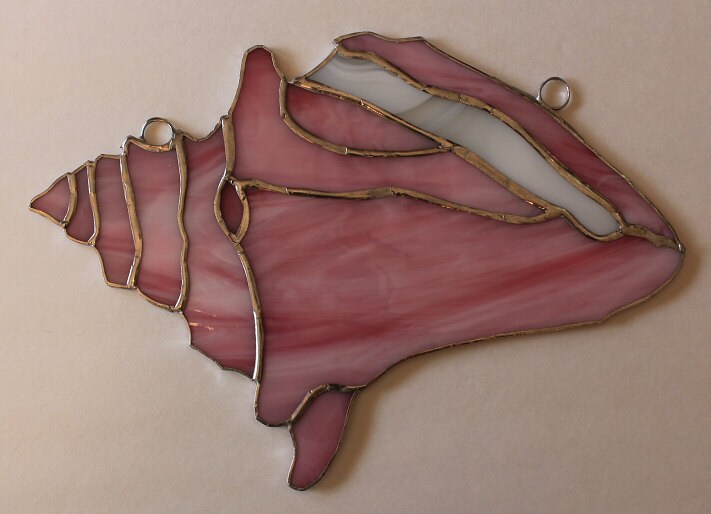 Stained Glass Sea Shell | Etsy